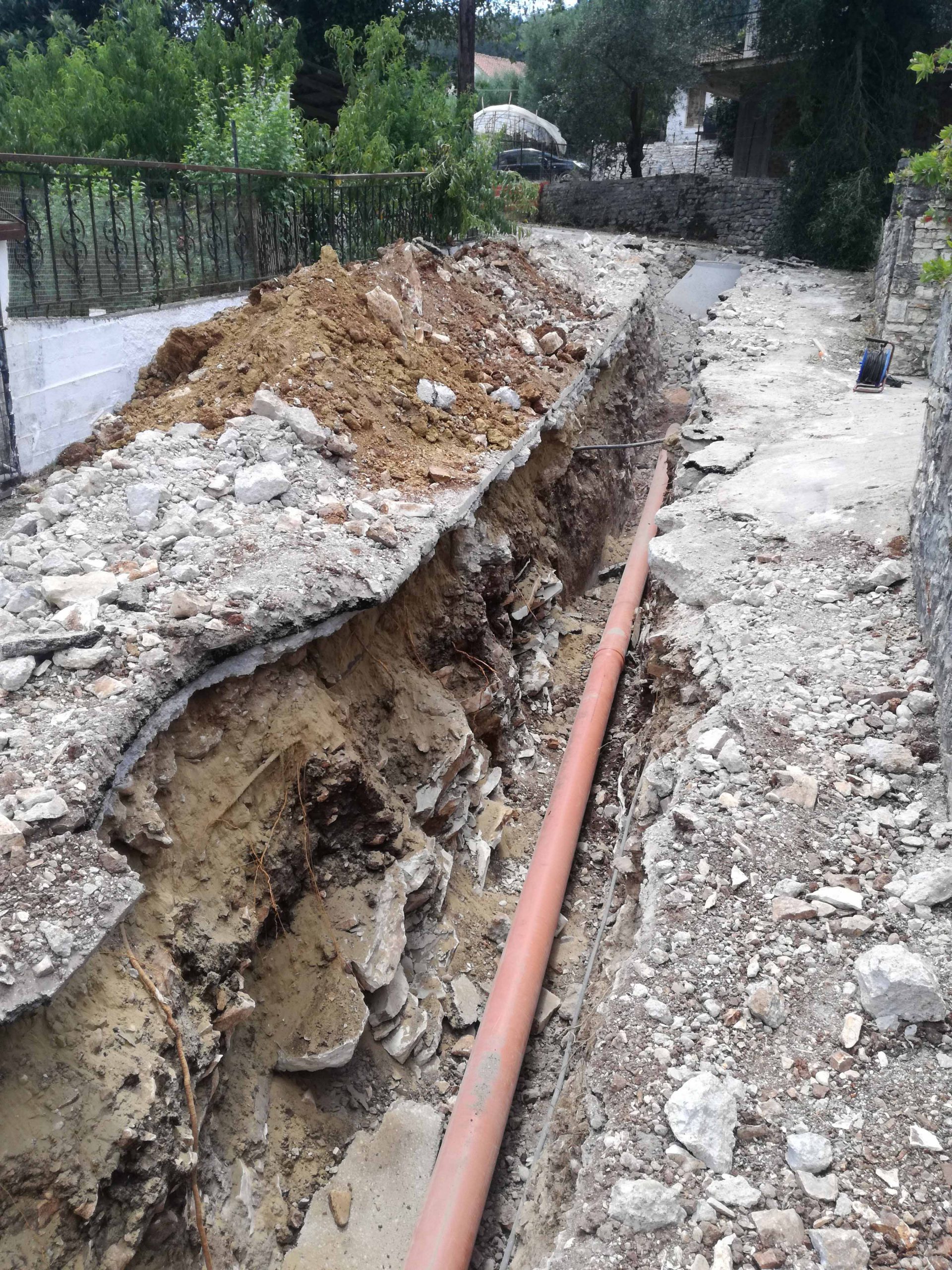 Εσωτερικό Δίκτυο Αποχέτευσης στον Οικισμοί Θεσπρωτικού - ΤΕΧΝΟΔΟΜΗ Α.Τ.Ε.